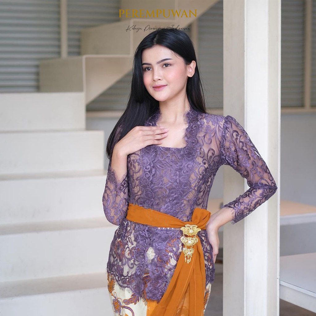 Samaya - semi-Italian Balinese Kebaya Set, semi-sabrina model | Yuli ...
