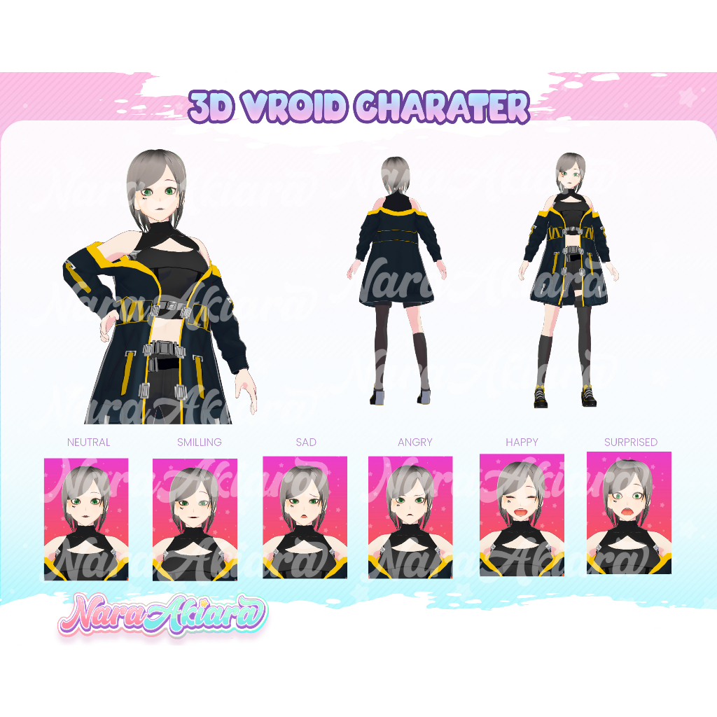 Enrich Your Streaming With 3D Vroid Characters Ready To Use, Ready-To ...