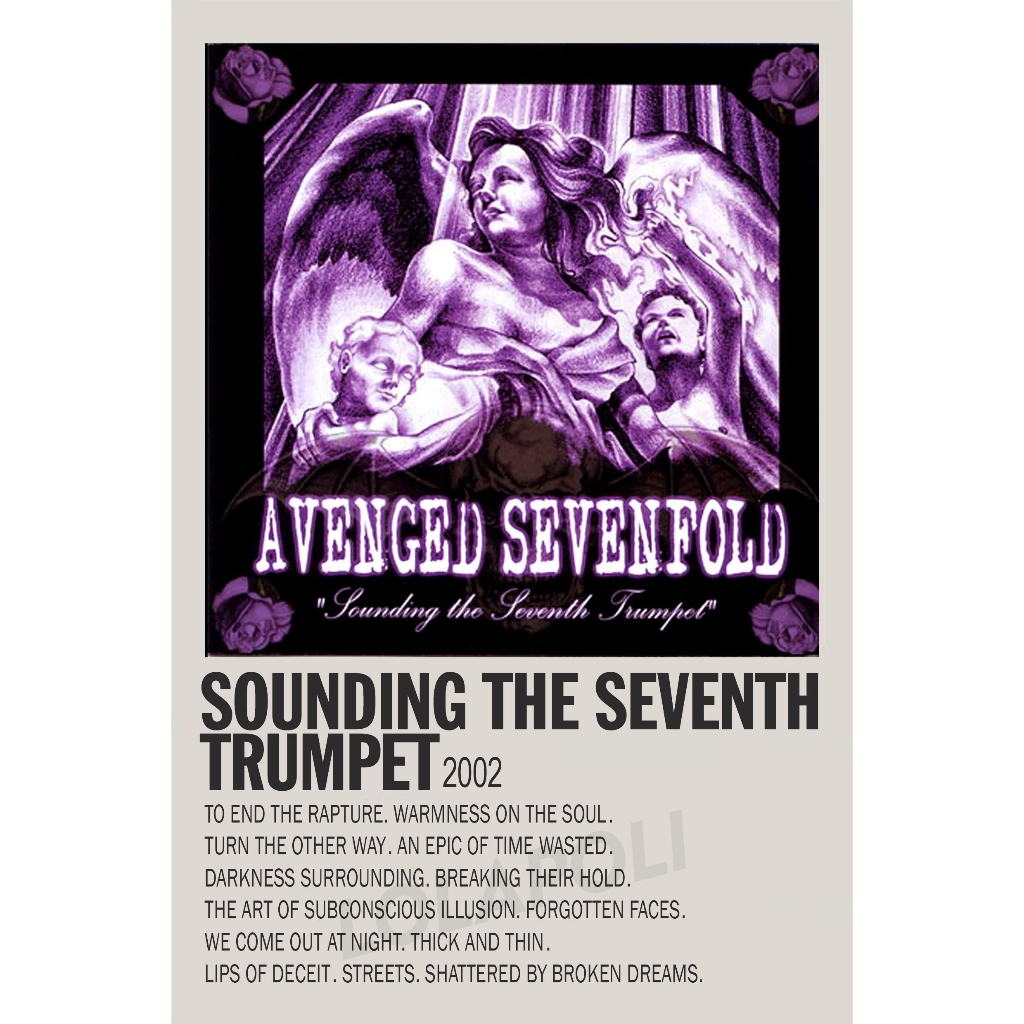 Sounding The Seventh Trumpet Album Cover Poster - Avenged Sevenfold ...