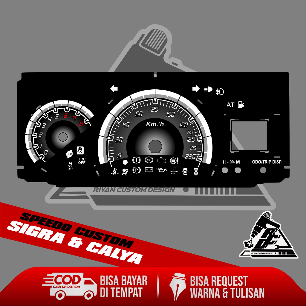 Custom calya and sigra speedometer boards, custom calya and sigra ...