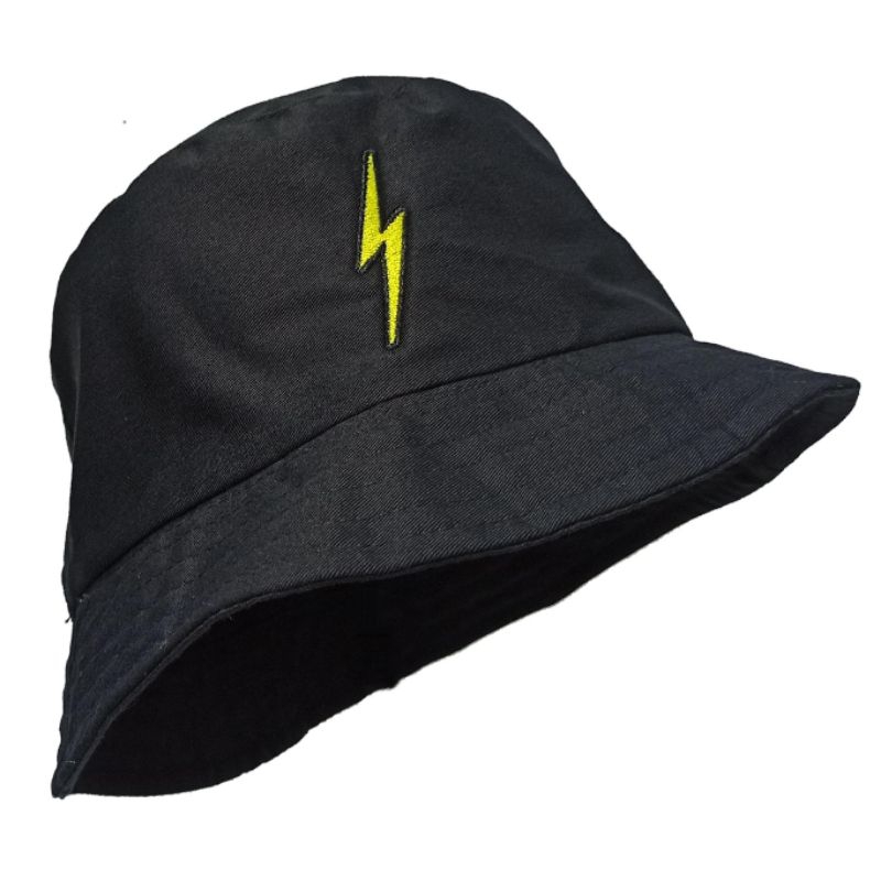 Embroidered Hat Flash Lightning Thunder PLN Electric Snapback 5 Panel ...