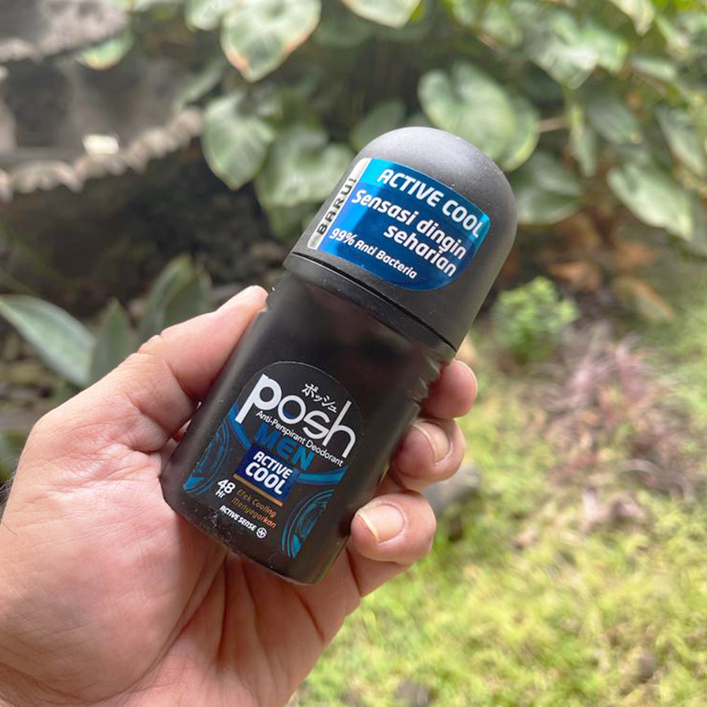 Posh MEN ACTIVE COOL DEODORANT ROLL ON 50ML | Shopee Malaysia