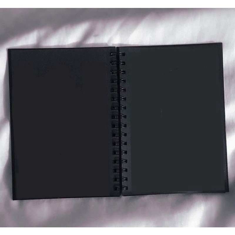 BLACK SKETCHBOOK / PLAIN NOTEBOOK / A5 BLACK SKETCH BOOK /NOTE BOOK ...