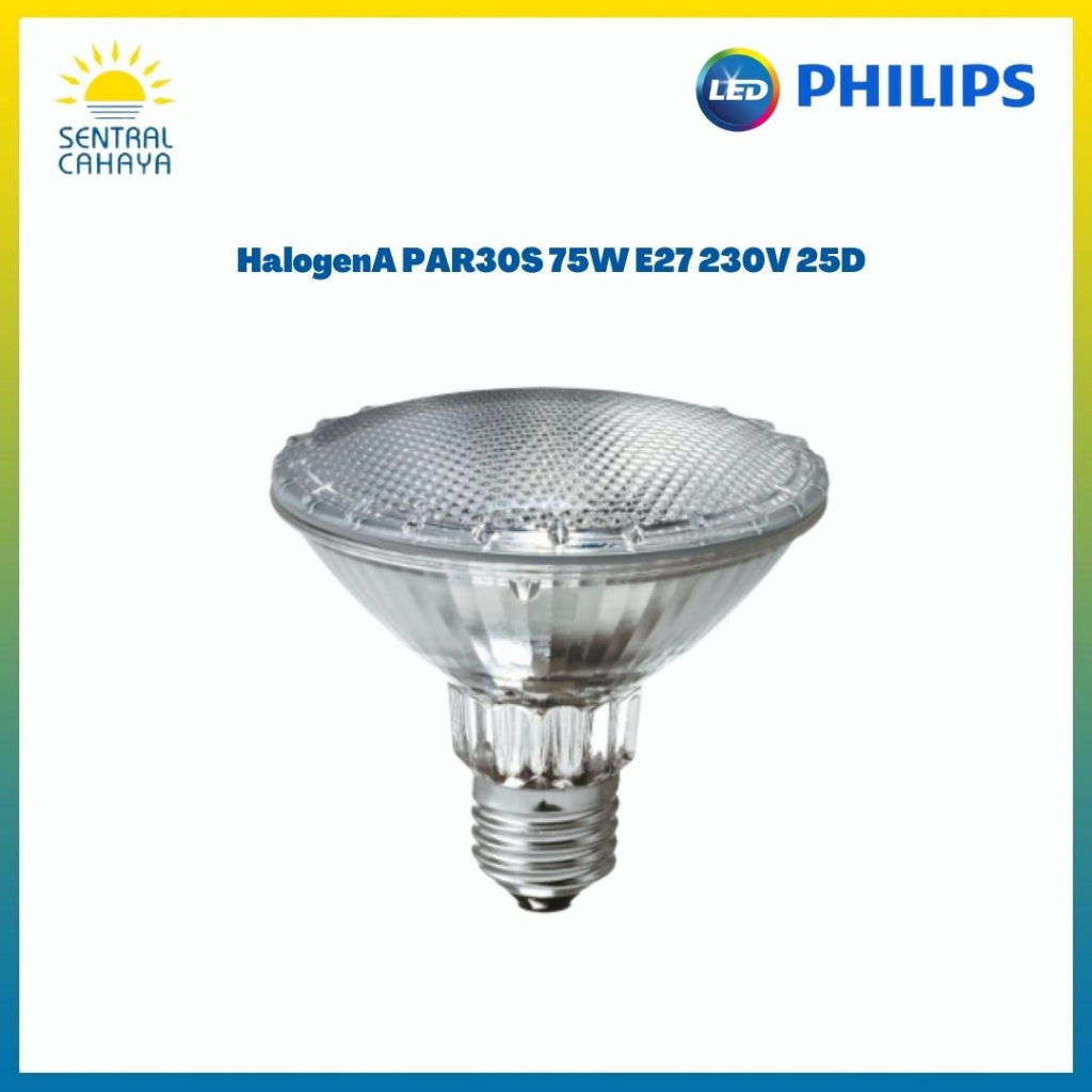 Original philips HalogenA Par30s 75W E27 230V 25D lamp | Shopee Malaysia