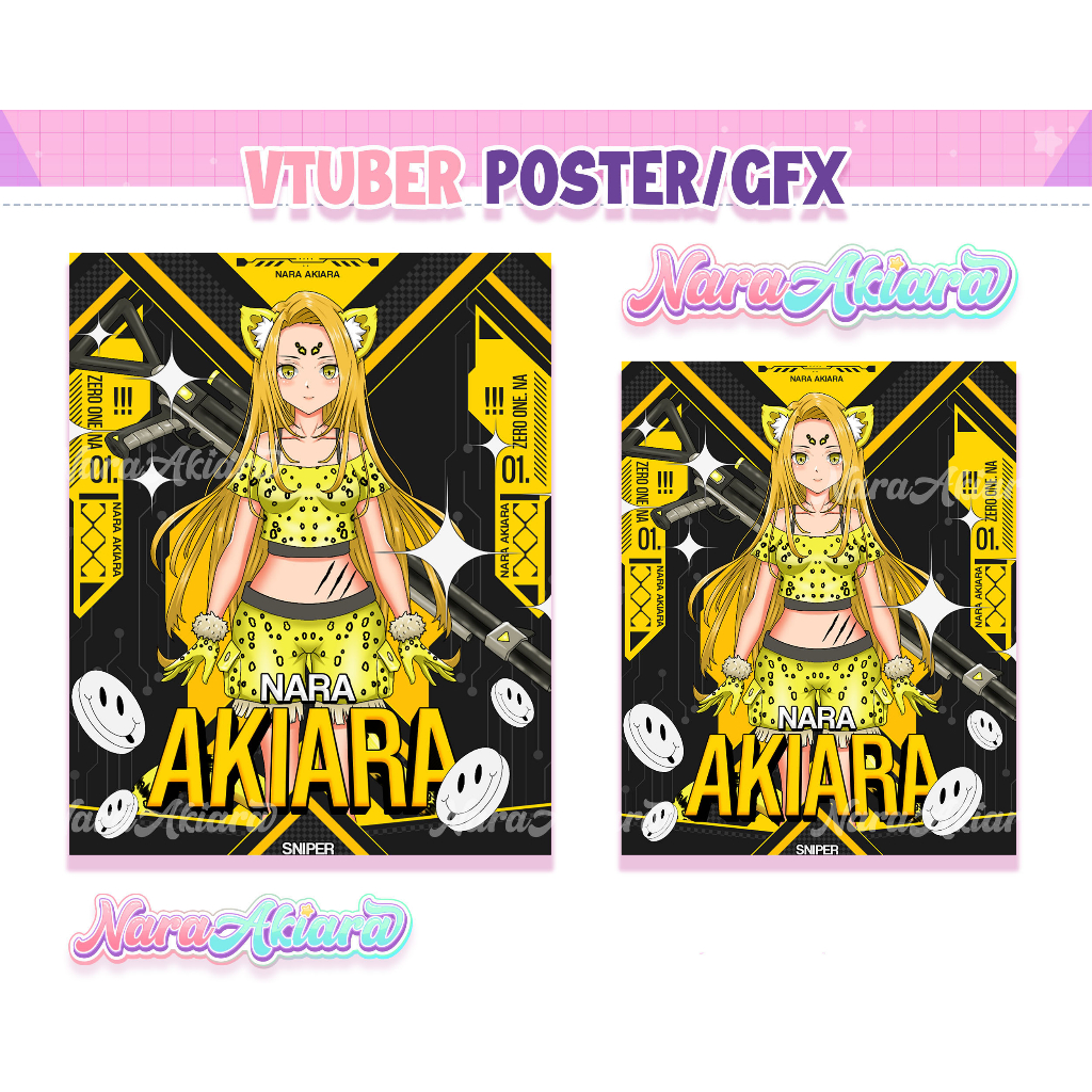 Make Every Streamer's Dream Room with GFX Vtuber Poster, Otaku Poster ...