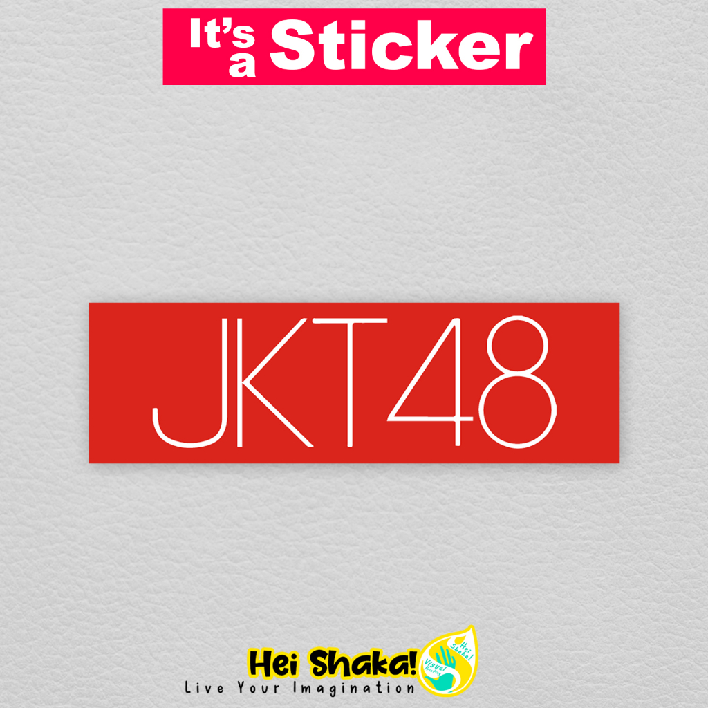 Jkt48 A;ter Sticker Waterproof Vinyl Group Idol Band Music Sticker ...