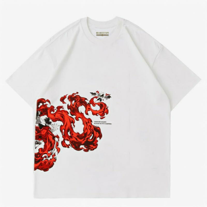 HITAM PUTIH T-shirt | Tanjiro KAMADO | Kimetsu NO YAIBA | Hinokami ...