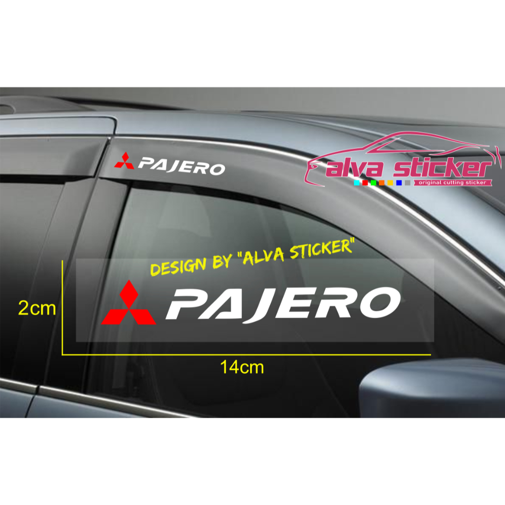 New sticker pajero Car Gutter sticker mitsubishi pajero sport 2pcs ...
