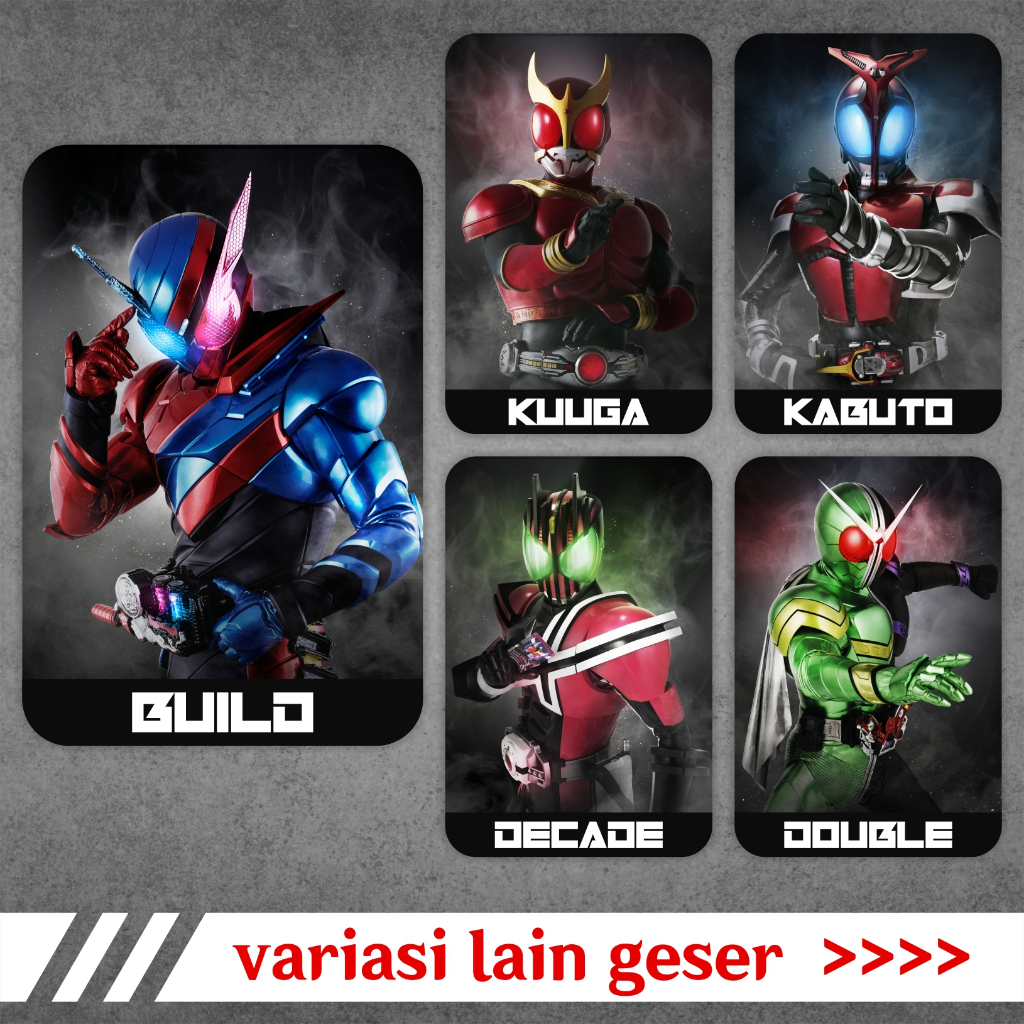 Tokusatsu Kamen Rider A Photocard / Anime Card Collection - Kuuga Ryuki ...