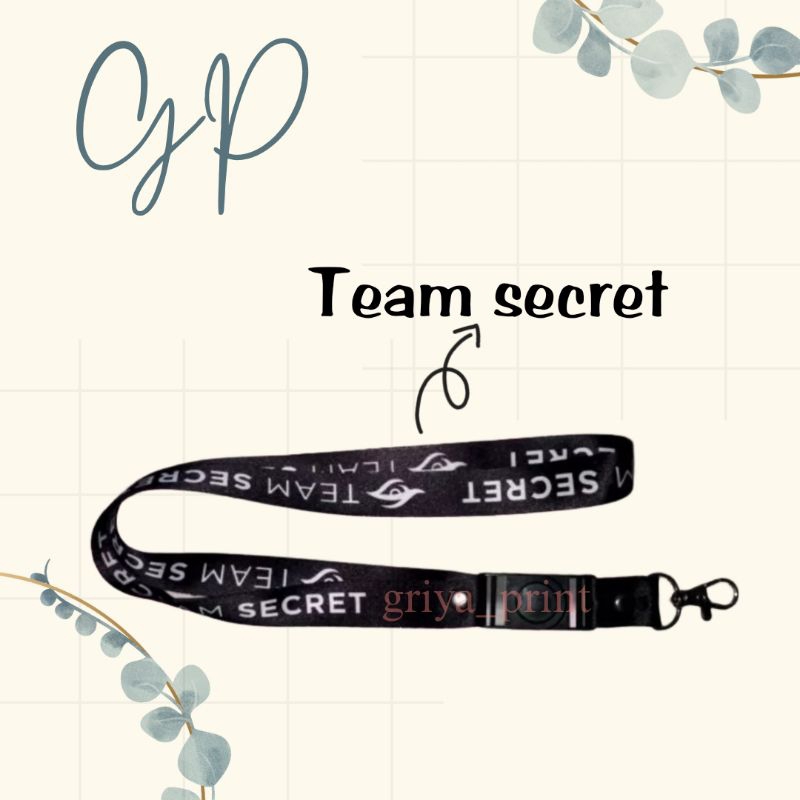 Team SECRET ID CARD Strap/LANYARD TEAM SECRET ID CARD | Shopee Malaysia