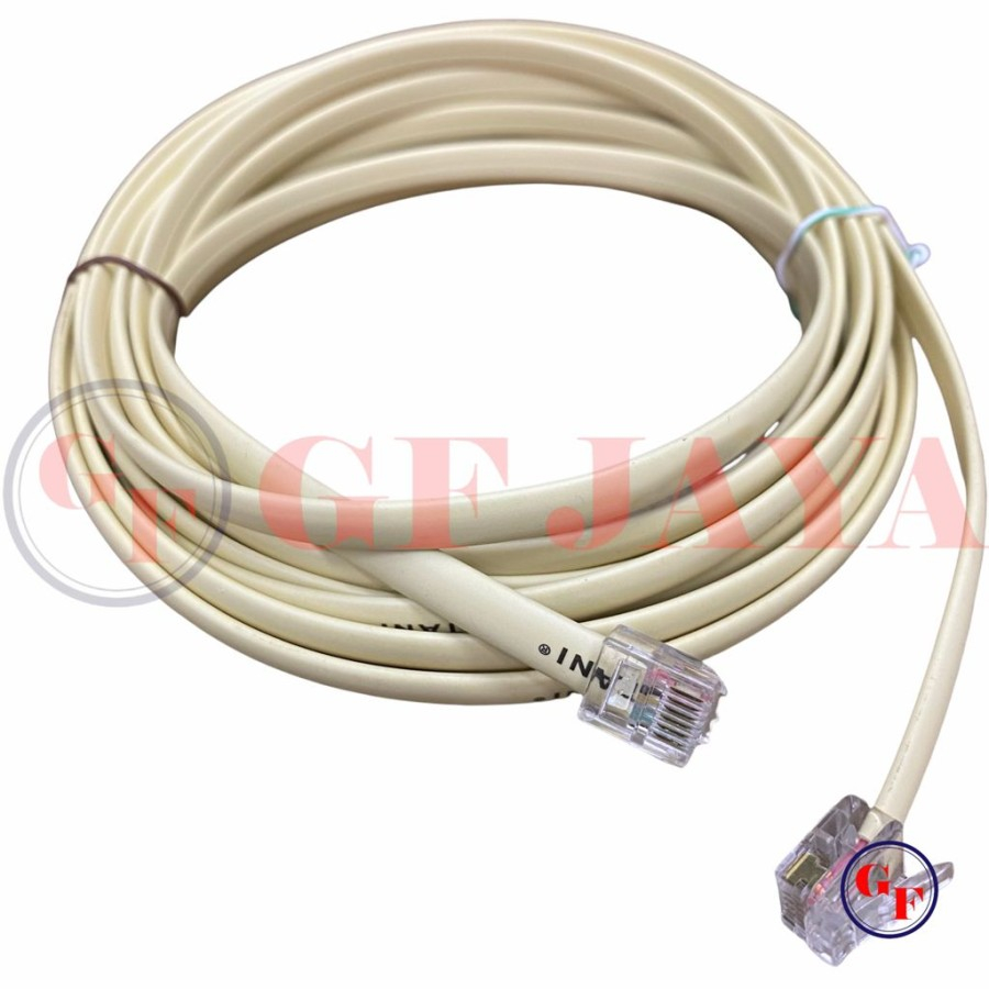 Ready-to-use Home Telephone Line Cable 35 Meters Complete with RJ12 Pin ...