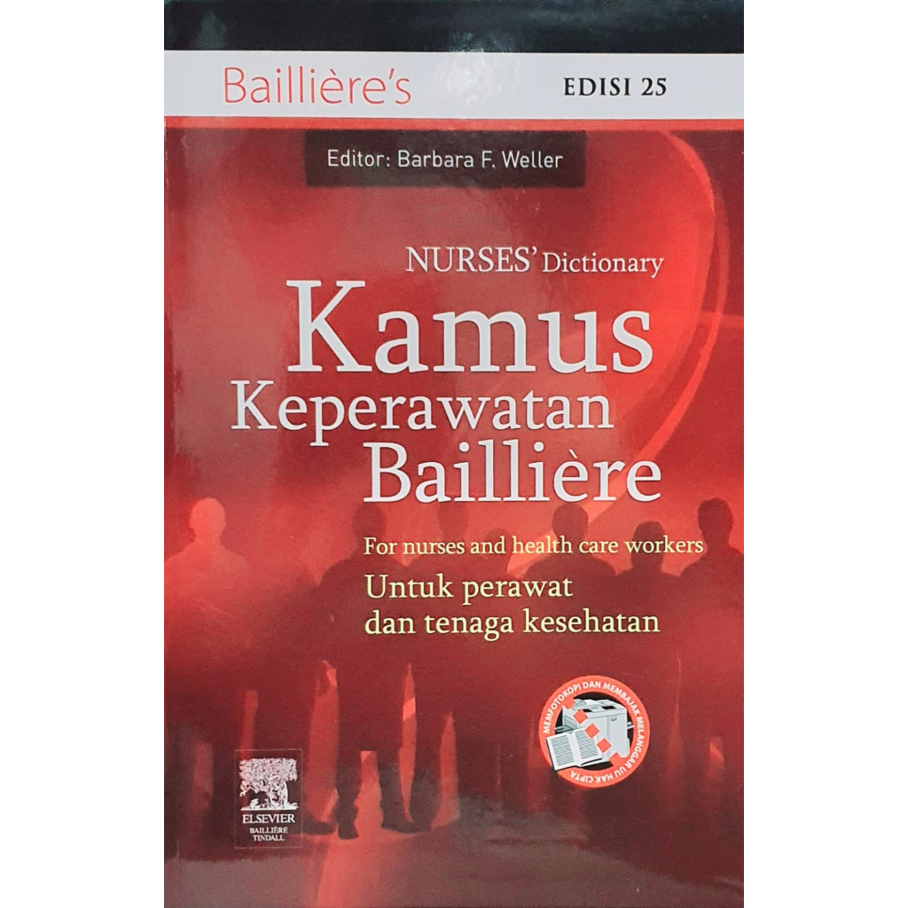 Nursing Dictionary 25th Edition - Bailliere & Barbara F Weller ...