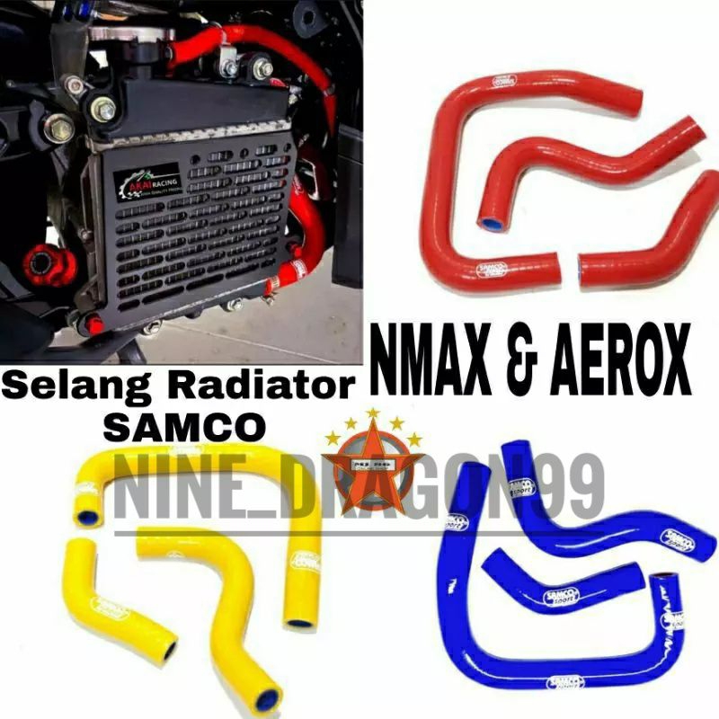 Radiator Hose Nmax Old Nmax New Aerox Hose Samco PNP Grade A | Shopee ...