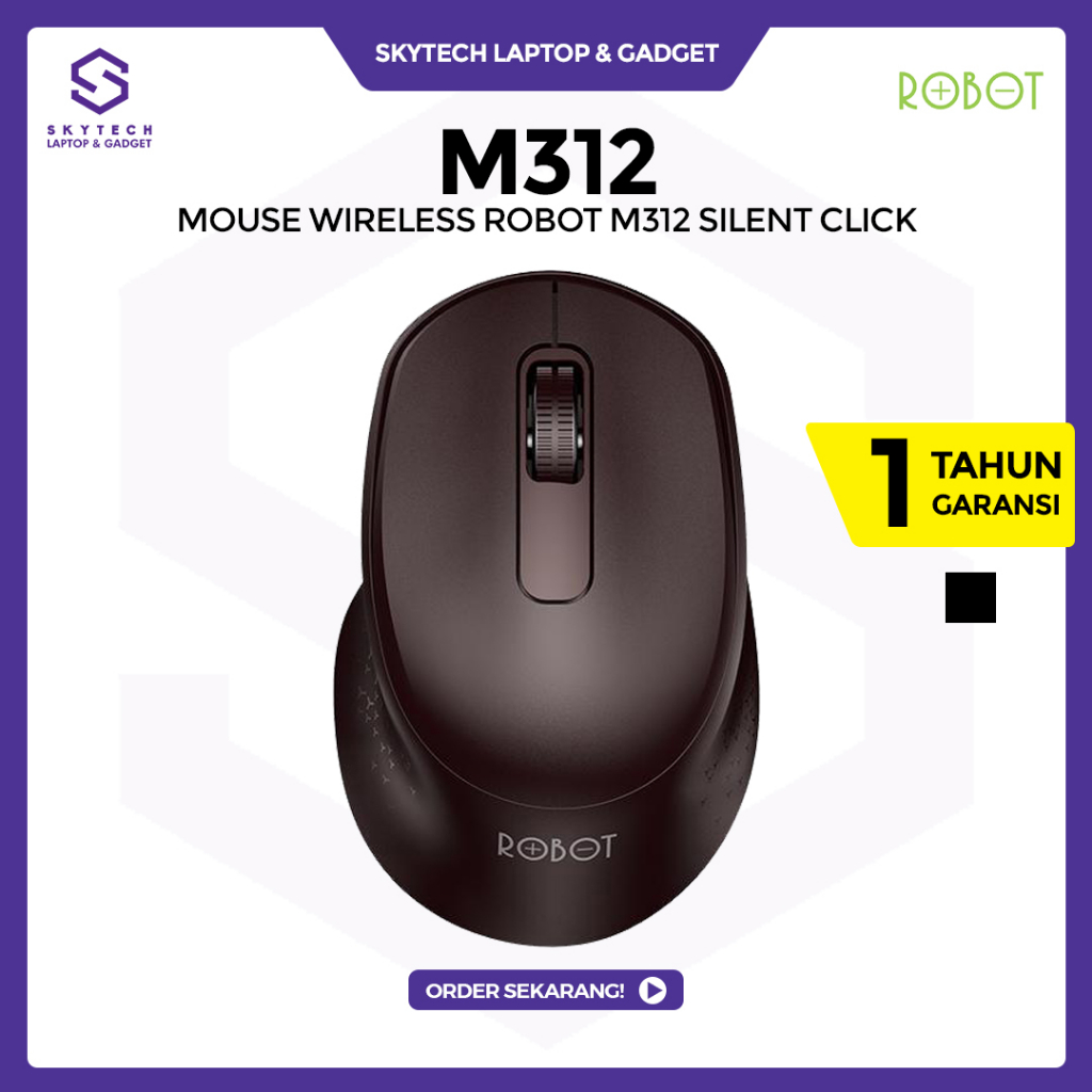 Mouse WIRELESS ROBOT M312 SILENT CLICK OFFICE ORIGINAL Official Warranty | Shopee Malaysia