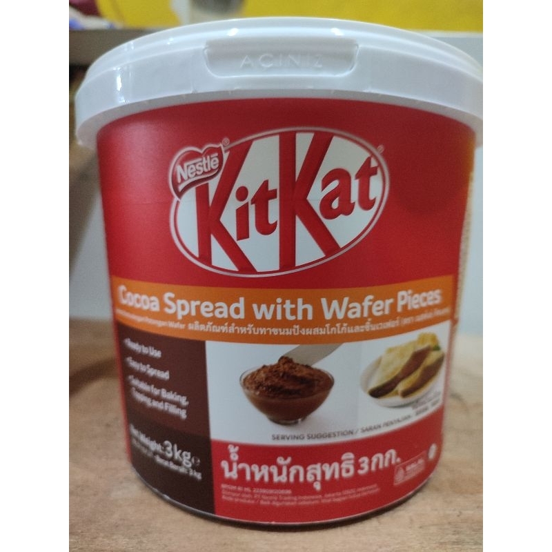 Kitkat Chocolate Jam Spread - Repack 250g (Pack Using Plastic) | Shopee ...