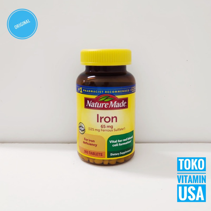 Nature Made Iron 65mg 365 Tablets | Shopee Malaysia