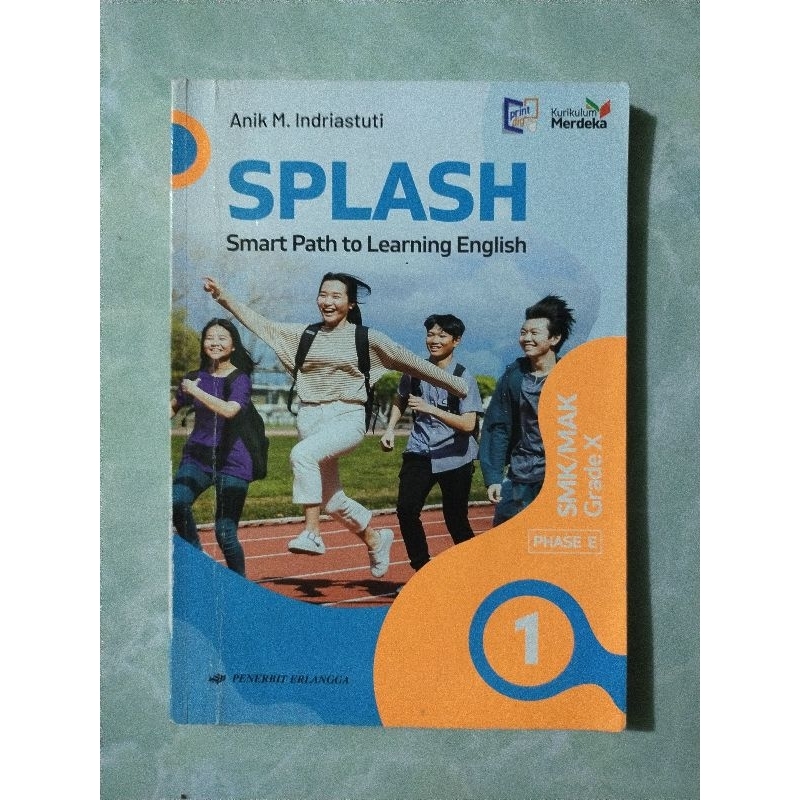 Original Splash 1 Used Book For SMK/Class X Curriculum Merdeka by ...