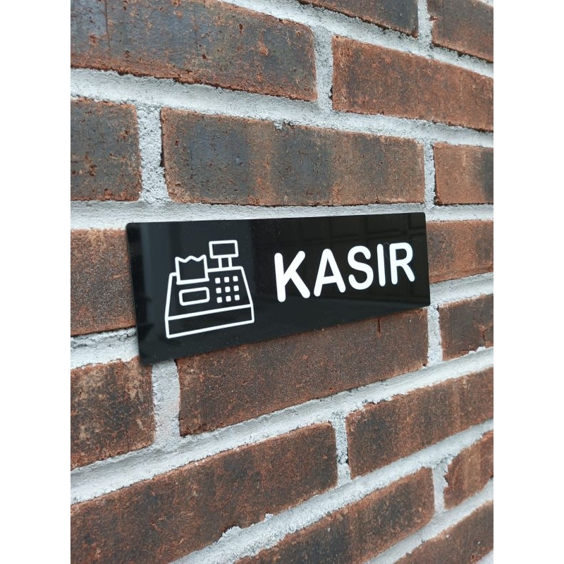 Acrylic / cashier signage | Shopee Malaysia