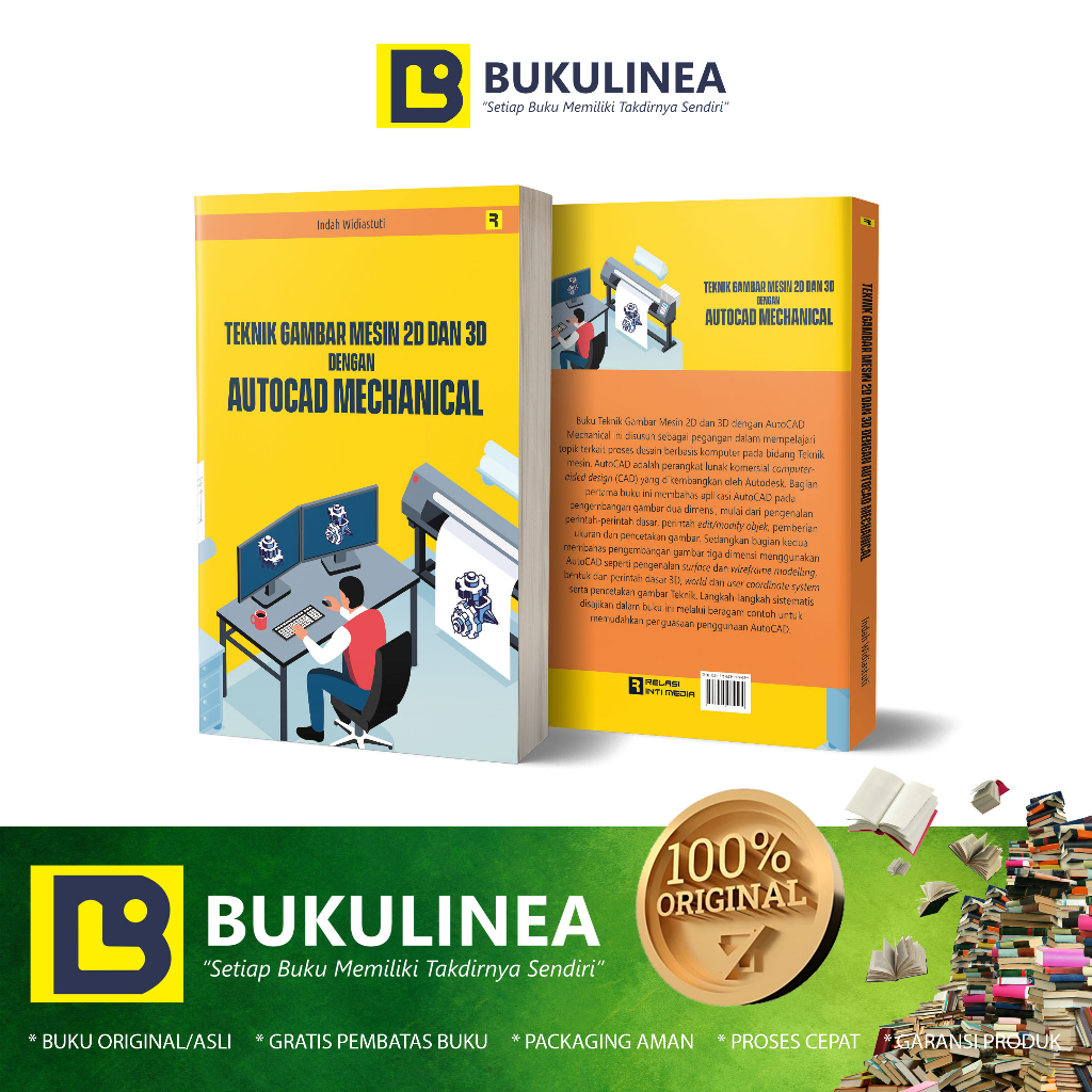 MESIN Book of 2D and 3D Machine Drawing Techniques with AutoCAD ...