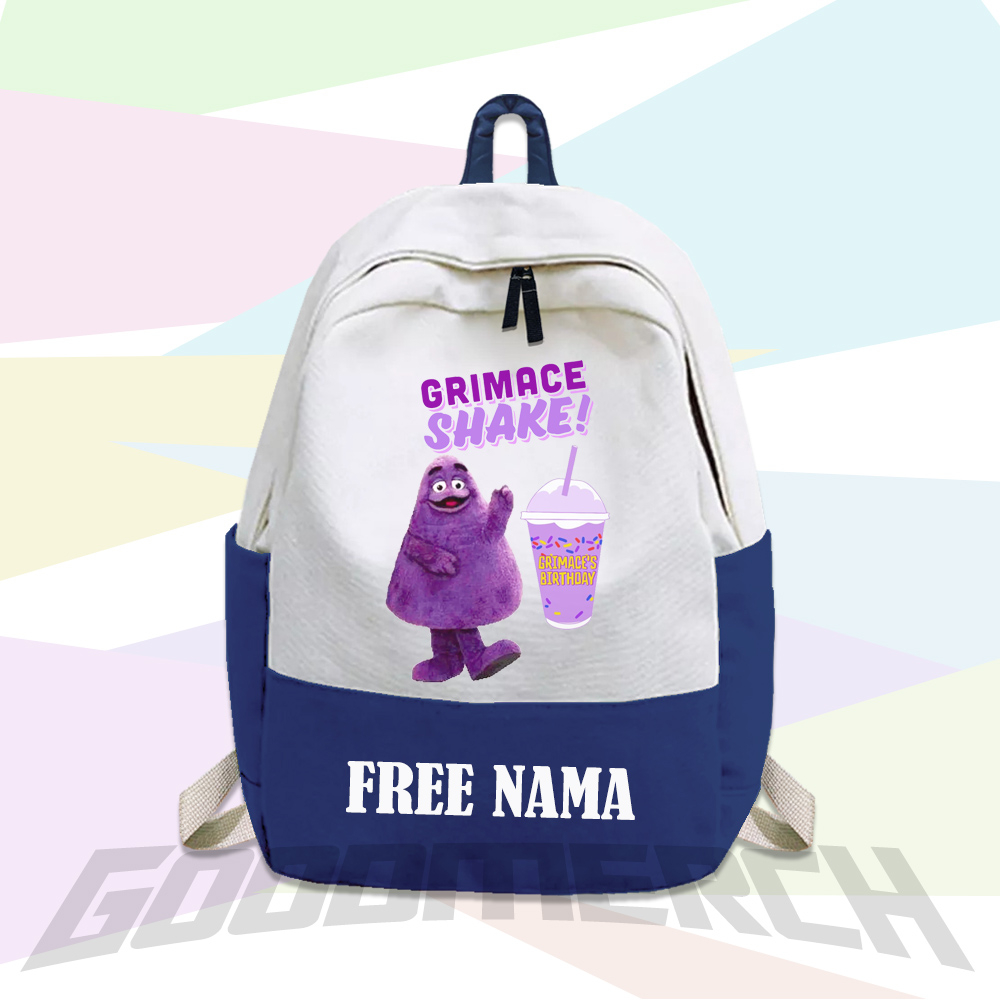 Grimace's SHAKE MCD Children's Backpack/FREE Name Print | Shopee Malaysia