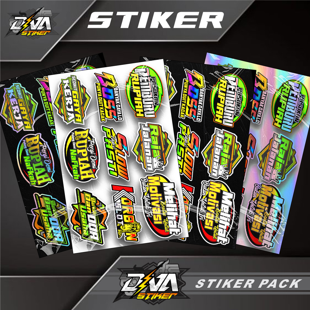 Sticker Pack contains 9 Cool Words and Images Stickers, Quality Viral ...