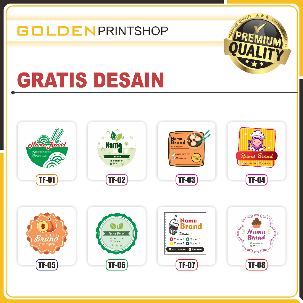Print TRANSFER STICKERS | Label STICKER | Custom stickers | Food LABEL ...