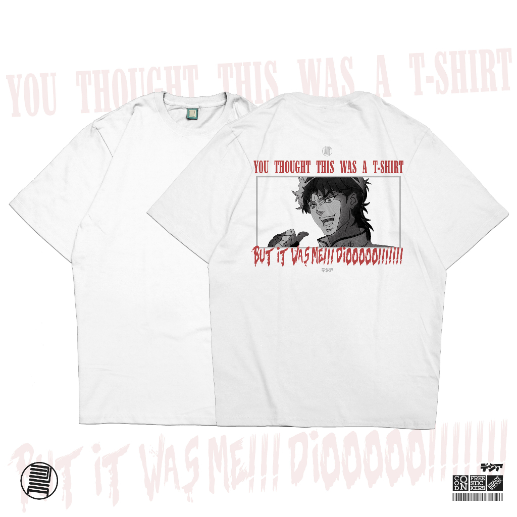 Kono Dio Da Meme Jojo Bizarre Adventure Kaos Anime Manga Baju T-Shirt ...