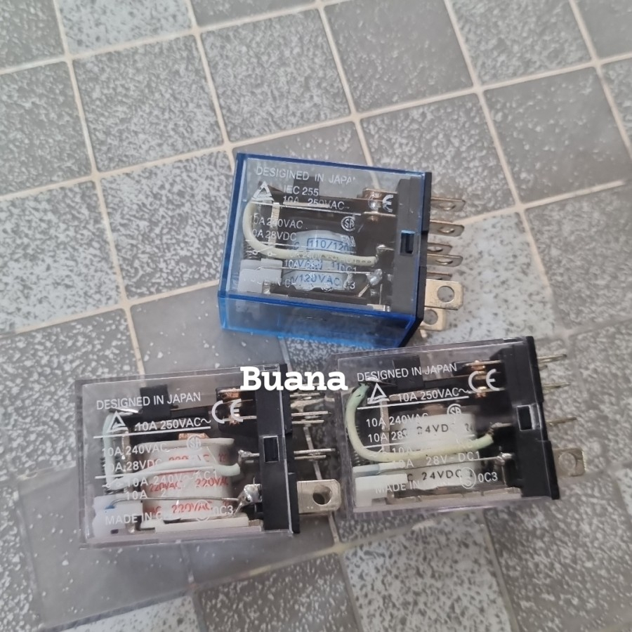 Relay 8 pin Relay LY2N 220VAC/ 24VDC/ 110VAC japan quality | Shopee ...