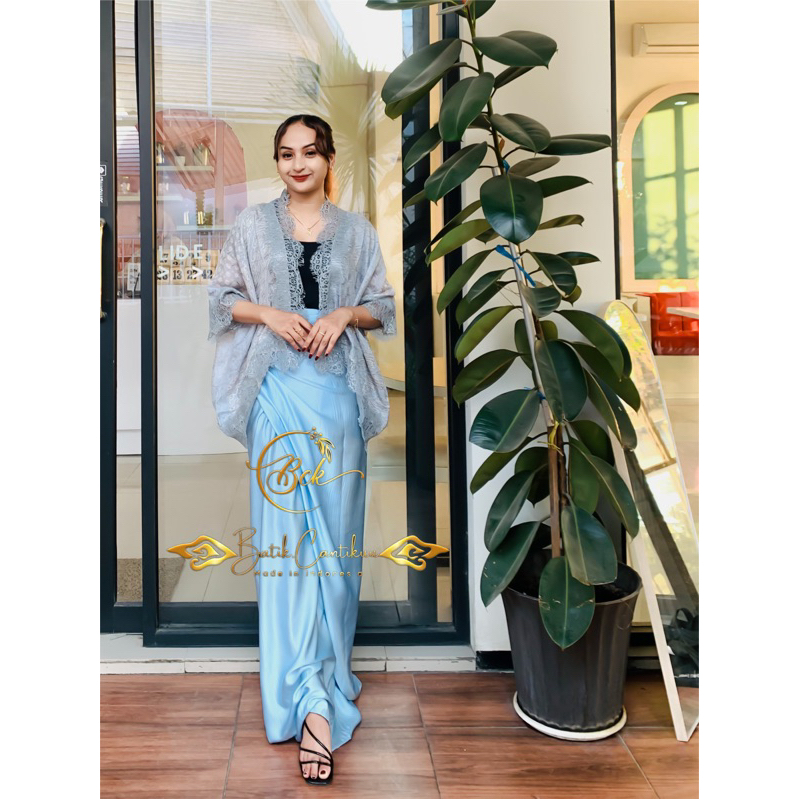 Outer CAPE LACE VISCOSE BATIK MOTIF VISCOSE Material VISCOS) | Shopee ...