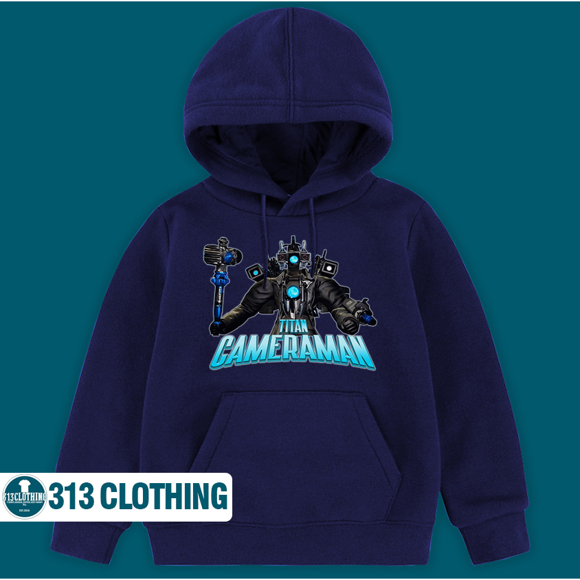 Titan Cameraman Skibidi Children's Hoodie Jacket Skibidi Toilet Camera ...
