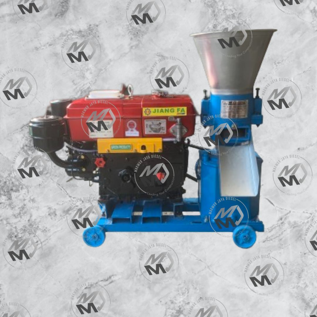 MESIN Mpm150b Pellet Machine Complete Diesel R180 - 200Kg/H - 8HP ...