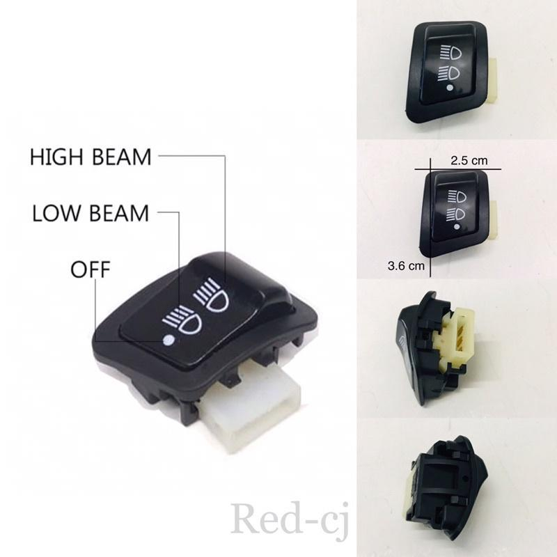 TOMBOL 3-point/3-point DIM Button Light Switch HI LO OFF MODE | Shopee ...