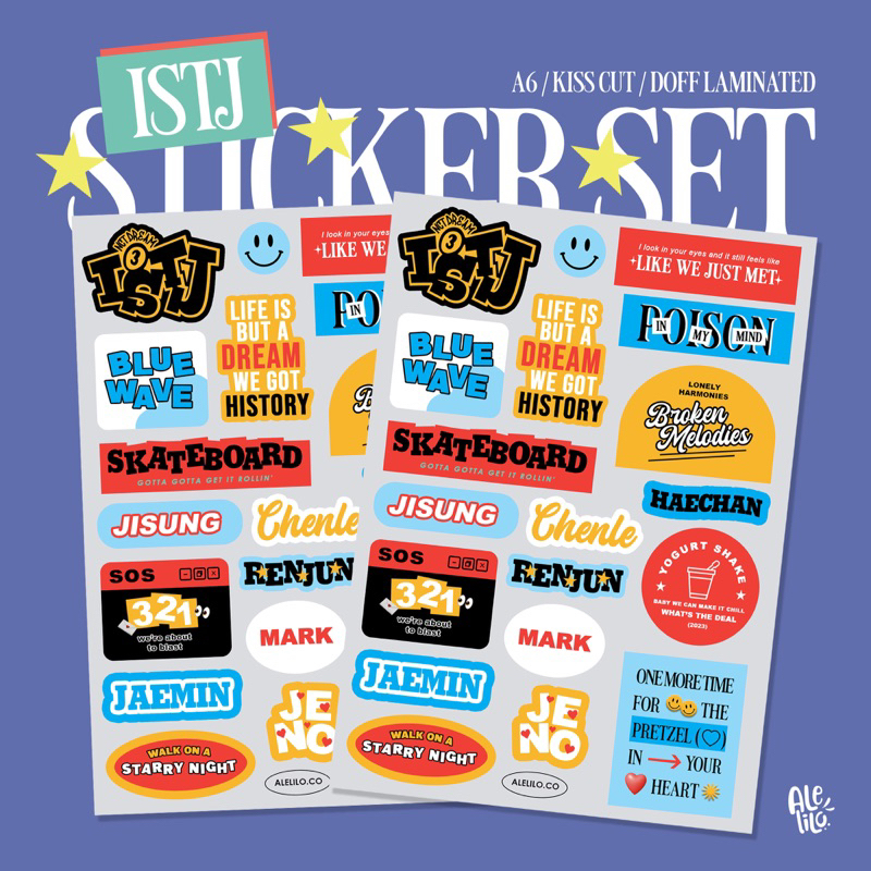 Nct DREAM ISTJ STICKER SET | Shopee Malaysia