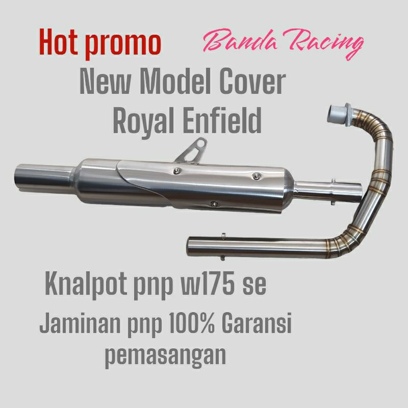 Japstyle EXHAUST BSA ROYAL ENFIELD W175 SE MODEL RE FULL SYSTEM ...