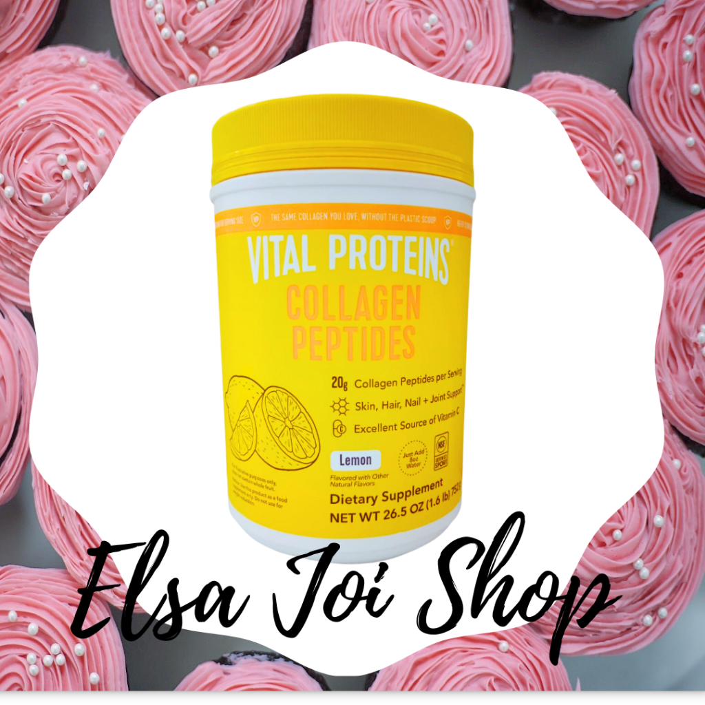 Vital Proteins Collagen Peptides LEMON VITAMIN C - 752 Gr | Shopee Malaysia