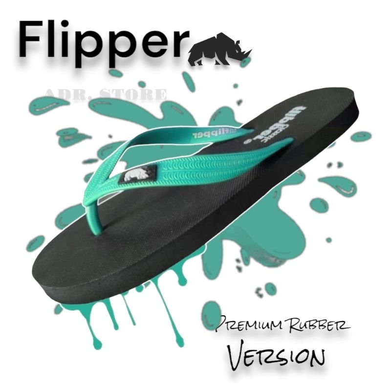 Thick Rubber Flipper Sandals | Shopee Malaysia