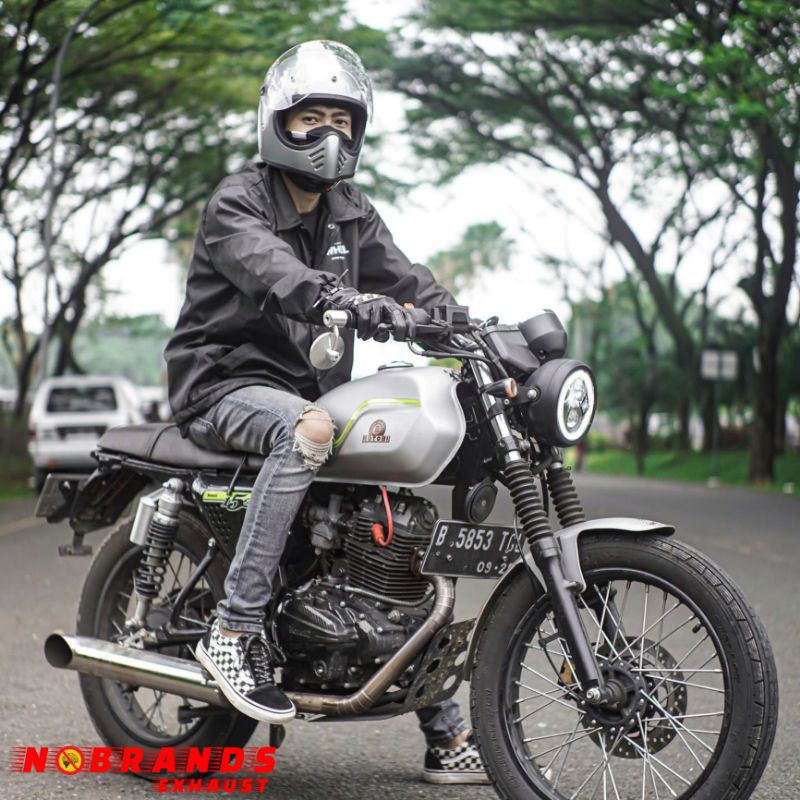 Benelli motobi 152 exhaust custom by nobrands exhaust | Shopee Malaysia