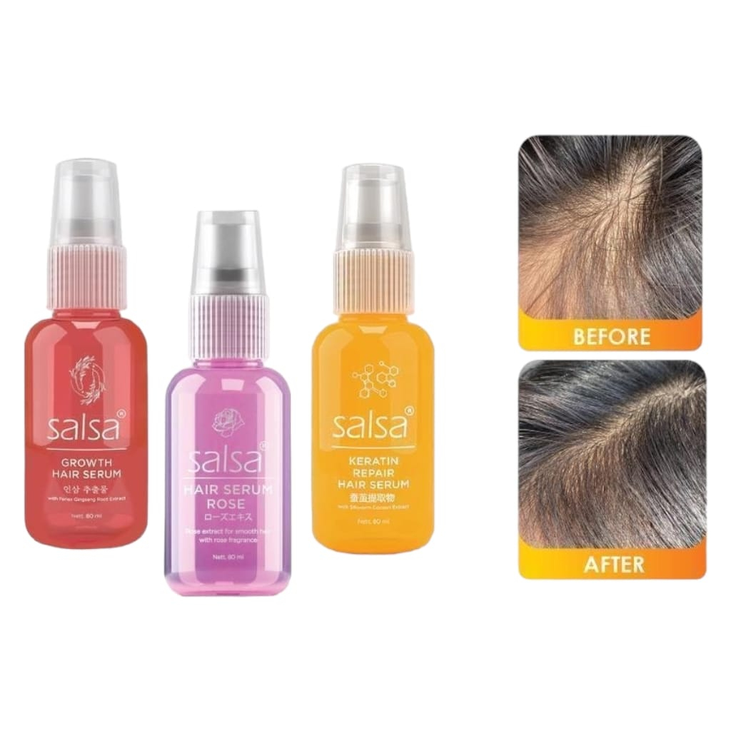 Salsa Hair Serum - Keratin Hair Treatment Spray & Growth Treatment ...