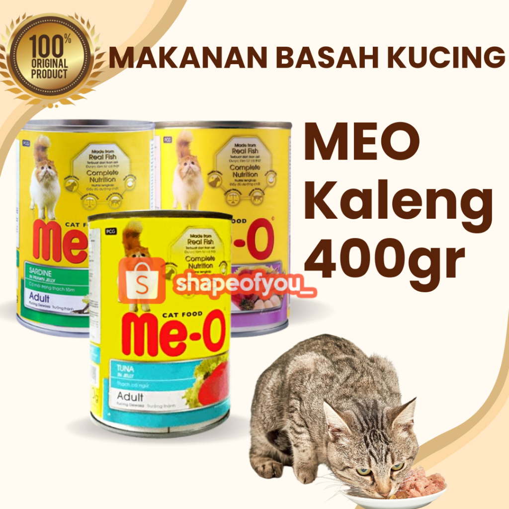 Meo Cans 400gr Tuna Wet Cat Food Me-O Can Cat Wet Food All Varian 400gr ...