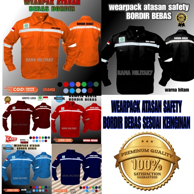 Project Top SAFETY WEARPACK/Welding Clothes/Workshop/Free Embroidery ...