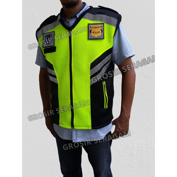 Gs Thick Double Mess Net Security Vest | Shopee Malaysia