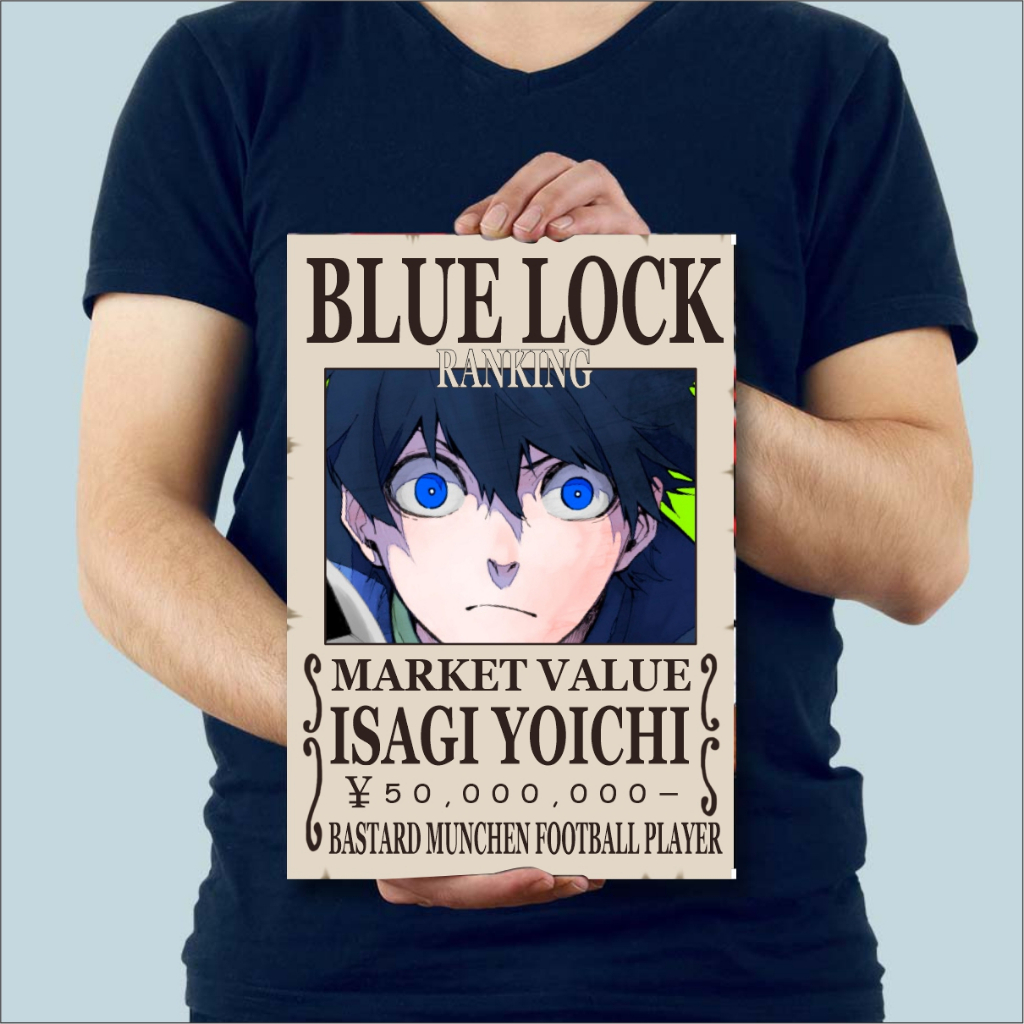 Poster Collection A4 Anime Blue Lock Ranking - Bounty Poster Decoration ...
