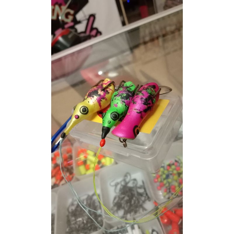 4cm and 5cm soft frog packages, 1 box contains 3 pcs | Shopee Malaysia