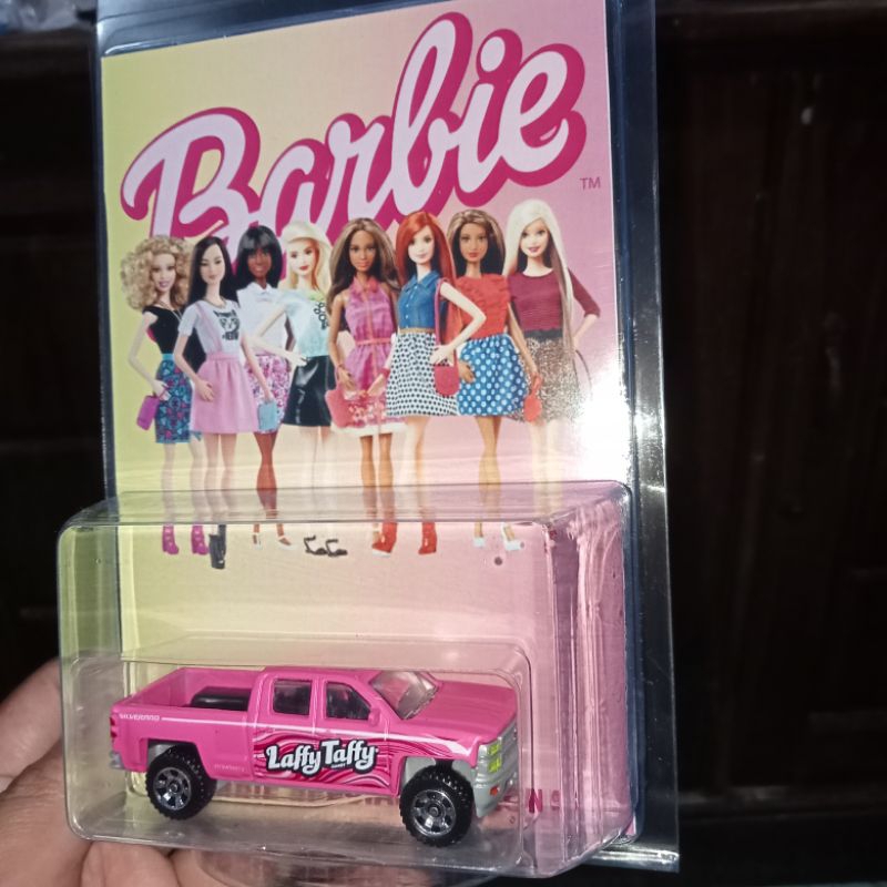 MERAH Barbie Custom Card Chevy Silverado Pink Mbx Matchbox Pickup Truck ...