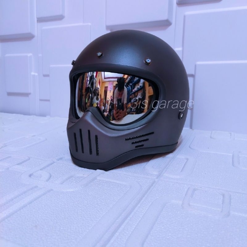Simpson M30 CAKIL RETRO FULL FACE CLASSIC CUSTOM Helmet | Shopee Malaysia