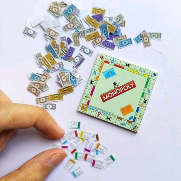 Miniature Diorama 1/12 Monopoly Board Games Set Nendoroid Figma SHF ...