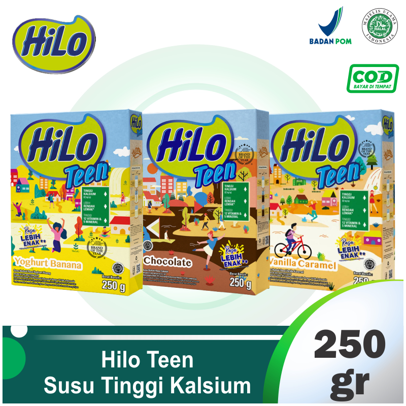 Hilo Teen 250 gram - High Calcium Low Fat Milk | Shopee Malaysia