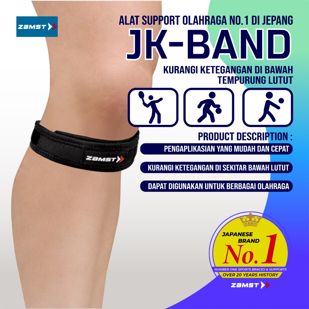 Knee Support Jumpers Knee Support Knee Knee Knee Zamst JK Band Patella Tendonitis Original ...