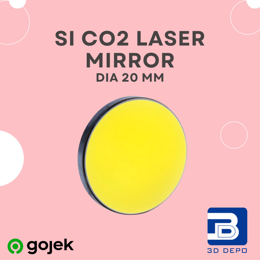 Si CO2 Laser Mirror Dia 20 Silicon Laser Reflective for Laser Cutting ...
