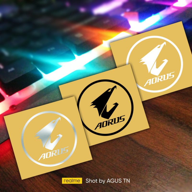 Aorus STICKER AORUS LOGO STICKER CUTTING | Shopee Malaysia